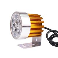 China 9~80V Motorcycle External Spotlight Single White Light Smart Temperature Control for sale
