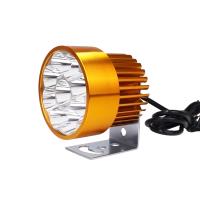 China 12W Motorcycle External Spotlight Smart Temperature Control Single White Light for sale