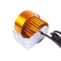 China 12W Motorcycle External Spotlight Smart Temperature Control Single White Light for sale