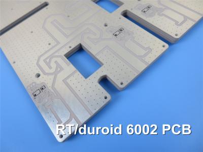 Chine Carte PCB à haute fréquence de Rogers RT/Duroid 6002 avec de l'or d'immersion du revêtement 10mil, 20mil, 30mil et 60mil et l'argent d'immersion à vendre