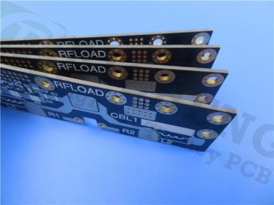 31mil RTduroidは5880 2層堅いPCBのスプライン穴PTFEの任意ガラス繊維DK 2.2のインピーダンス制御した