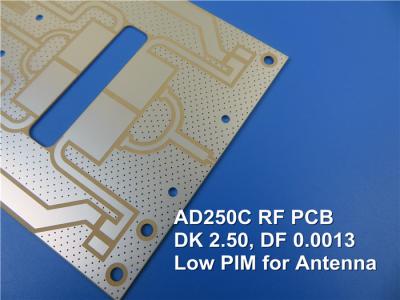 中国 ロジャース AD250C 高周波PCB RFマイクロ波PCB 60ミリ 1.524mm 浸水金付き基板 販売のため