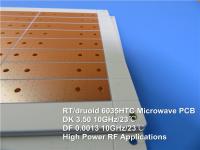 RT/duroid 6035HTC Double Sided high frequency rigid PCB with 1oz Copper ...