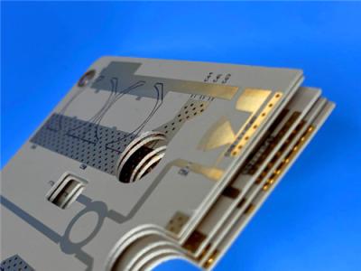 China RT/duroid 6035HTC PCB: 0.6mm Thickness, Ceramic-Filled PTFE Base, and No Solder Mask for High-Power RF Performance for sale