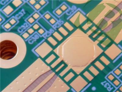 China Copper Coin Embedded PCB 6-Layer M6 and IS370HR Hybrid Resin-Filled Vias, And ENIG Finish for sale