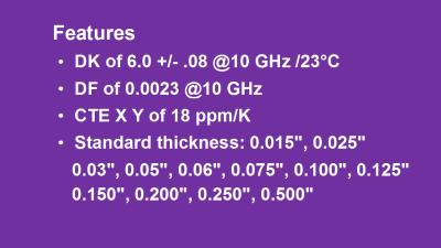 China Rogers TMM 6 material de microondas termoestable con cobre desnudo, diseño HASL, ENIG, OSP para filtros y acopladores en venta