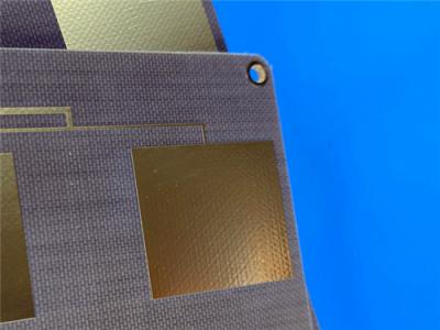 China Rogers RT/duroid 5880 PCB | 2-Layer copper, 40mil base material, 1.1mm Thickness with Immersion Gold for Microstrip Circuits for sale