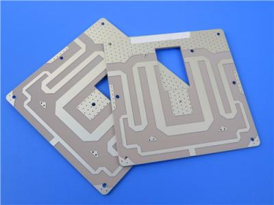 China TMM6 PCB 2-Layer 0.035mm copper weight and 15mil laminate with Immersion Silver Global Positioning Systems Antennas for sale