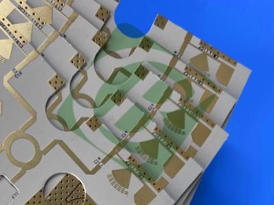 China RT/duroid 6035HTC PCB built on 2-Layer 60mil substrate Copper Clad Laminate with ENIG Finish for sale