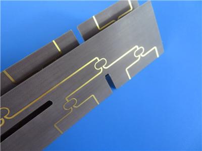 China Custom 2-Layer F4BM217 PCB built on 3.9mil laminate with ENIG Finish using in Microwave, RF, and Radar Systems for sale