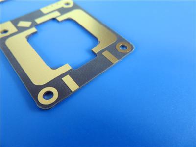 China Custom 2-Layer RT/duroid 5880LZ PCB Built on 10mil CCL substrate laminate with Immersion Gold Finish for RF for sale
