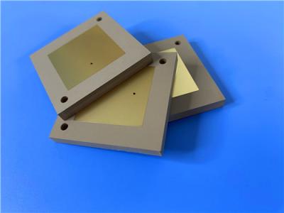 China TP960 PCB high frequency 2-Layer 35um copper weight built on 19.6mil thick substrate with ENIG Finish for sale