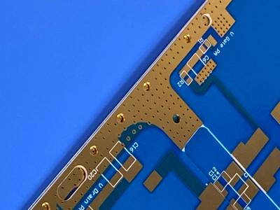 China CuClad 217 DK 2.17 or 2.2 2-Layer PCB built on 20mil laminate substrate with Immersion Gold Finish for sale