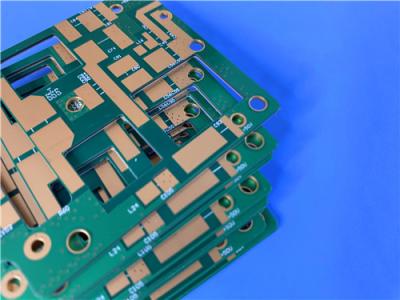 China 4-Layer Hybrid High-Frequency PCB – RT/duroid 5880 + FR4 (Immersion Gold, Controlled Depth Trench) for sale