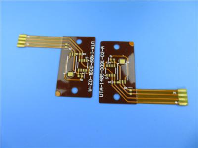China Single Sided Flexible Printed Circuit (FPC) Built On Polyimide With Immersion Gold for sale