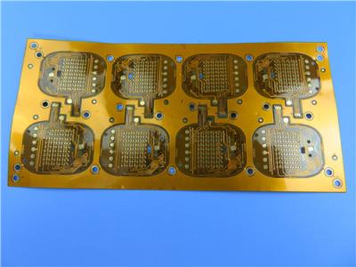 Cina PWB flessibile di doppio strato sviluppato sul Polyimide con l'oro di immersione e Coverlay giallo per l'inseguimento del dispositivo in vendita