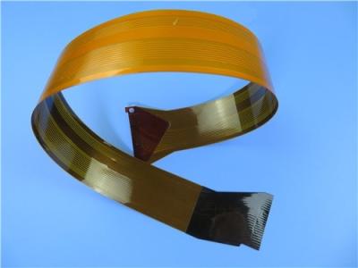 China Single Layer Thin Flexible PCBs Built On Polyimide With 1oz Copper 0.2mm Thick and Immersion Gold for Embedded Antennas for sale