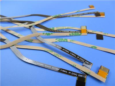 China Single Sided Antenna Flexible PCB on Polyimide With Immersion Gold and 3M Tape and PI Stiffener Supplied Mass Production for sale