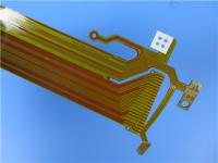 China 2 Layer Flexible Printed Circuit PCB (FPC) Built on Polyimide With FR4 Stiffener for Embedded Systems Programming for sale
