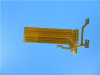 China 2 Layer Flexible Printed Circuit PCB (FPC) Built on Polyimide With FR4 Stiffener for Embedded Systems Programming for sale