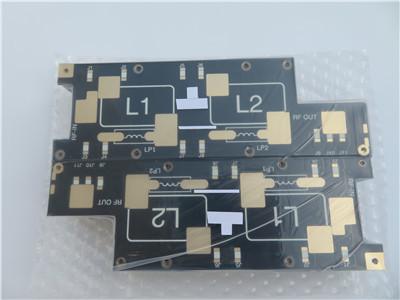 China PTFE High Frequency PCB Built on 1.6mm DK2.65 F4B With Immersion Gold for Couplers for sale