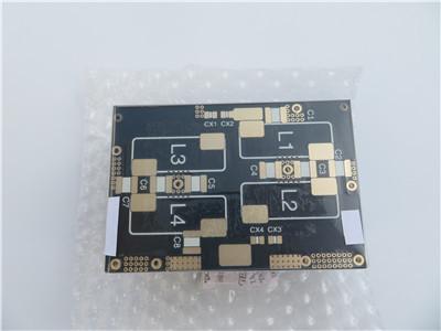 China PTFE High Frequency PCB Built on 2oz Copper 1.6mm F4B With Immersion Gold for Duplex for sale