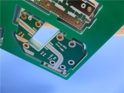 Cina Oro chimico di PCBs di microonda TMM10 di Rogers 25mil 0.635mm e maschera verde della lega per saldatura per i polarizzatori e le lenti dielettrici in vendita