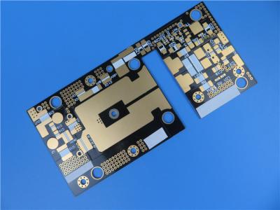 중국 RF-35 PCB 고주파 인쇄 회로 기판 30mil 1.524mm 양면 침수 금 및 검정색 솔더 마스크 판매용
