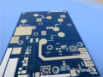 中国 30mil RF-45 PCB高周波PCB、青色はんだマスクコーティング、パッドに浸漬銀 販売のため