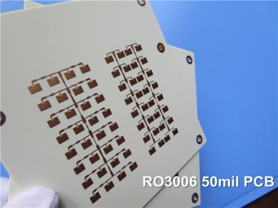 Cina PWB di microonda del circuito stampato di Rogers RO3006 rf 2-Layer Rogers 3006 50mil 1.27mm con l'oro di immersione in vendita