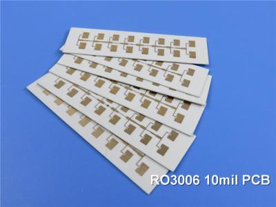 Cina PWB ad alta frequenza dell'oro di microonda del PWB 10mil DK6.15 DF 0,002 del circuito stampato di Rogers RO3006 2-Layer Rogers 3006 in vendita