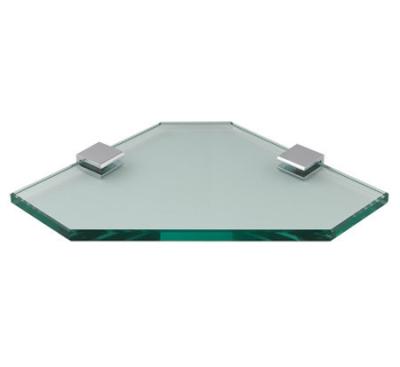 China Diamond Shape Custom Shower Shelves For Bathroom Corner Green for sale