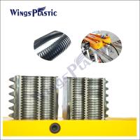 China Plastic single wall corrugated pipe line plastic machine for sale