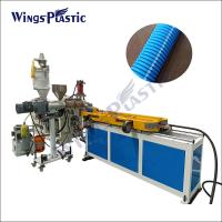 China Plastic single wall corrugated pipe line plastic machine for sale