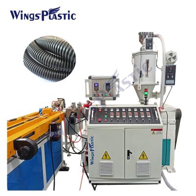 China Small Diameter Plastic Corrugated Pipe Extrusion Line / Making Machine for sale