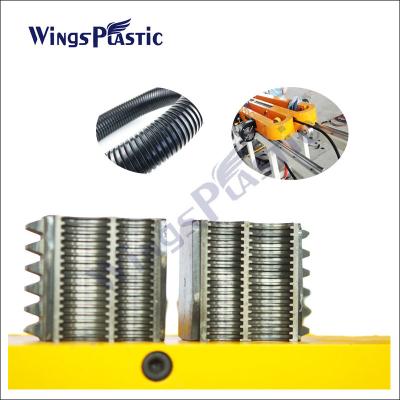 China Plastic corrugated pipe threaded pipe making machine for sale