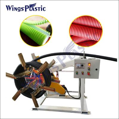 China Máquina acanalada del extrusor del tubo del PVC DWC de la pared tamaño pequeño del doble en venta