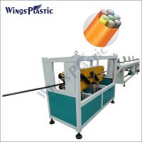China HDPE Single Wall Cod Pipe Making Machine / Plastic Corrugated Optic Duct Pipe Extrusion Machine for sale