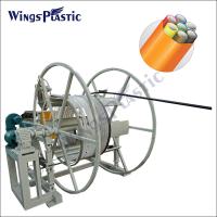 China HDPE Single Wall Cod Pipe Making Machine / Plastic Corrugated Optic Duct Pipe Extrusion Machine for sale