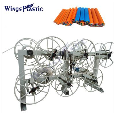 China HDPE Single Wall Cod Pipe Making Machine / Plastic Corrugated Optic Duct Pipe Extrusion Machine for sale
