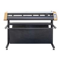 China Servo Motor Auto Contour Graph Cutting Plotter Machine 53 Inch 1350mm for sale