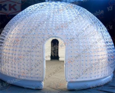 China Kid activities Clear Inflatable Tent Structures Wth double layers material for sale