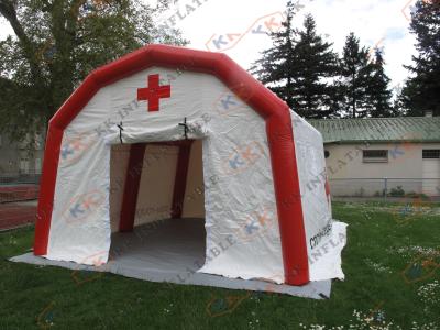 China Customized Size Inflatable Tent For Rescue Tent And Shelter Tent Set Up In 5 Min for sale
