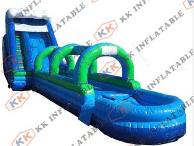 Cina Tela cerata gonfiabile commerciale del PVC dell'acquascivolo dello stagno di anti attrito per l'adulto in vendita
