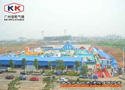 Cina Parchi gonfiabili commerciali a terra dell'acqua con la piscina in vendita