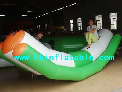 China 0.9mm Pvc Tarpaulin Inflatable Water Game Seesaw For Ocean Games for sale