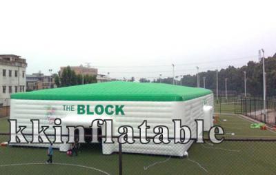 China Outdoor Giant Bespoke Cube Shape Inflatable Tent For Events KKT-G35 for sale