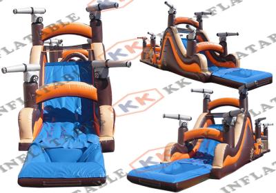 Cina Acquascivolo gonfiabile particolare con lo stagno per il parco di divertimenti dei bambini in vendita