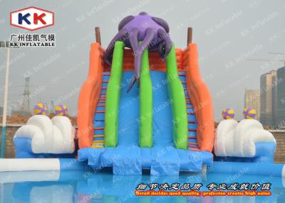 Cina Parco gonfiabile dell'acquascivolo del polipo con il certificato del CE della piscina in vendita