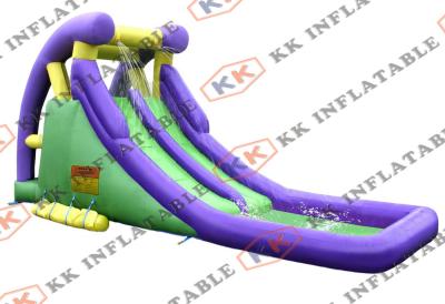 Cina Grande corsa ad ostacoli gonfiabile su ordinazione dell'acquascivolo per lo stagno residenziale dei bambini in vendita
